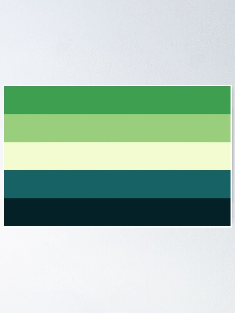 "Aromantic spectrum flag aro spec" Poster for Sale by D0NN13D1N0 ...