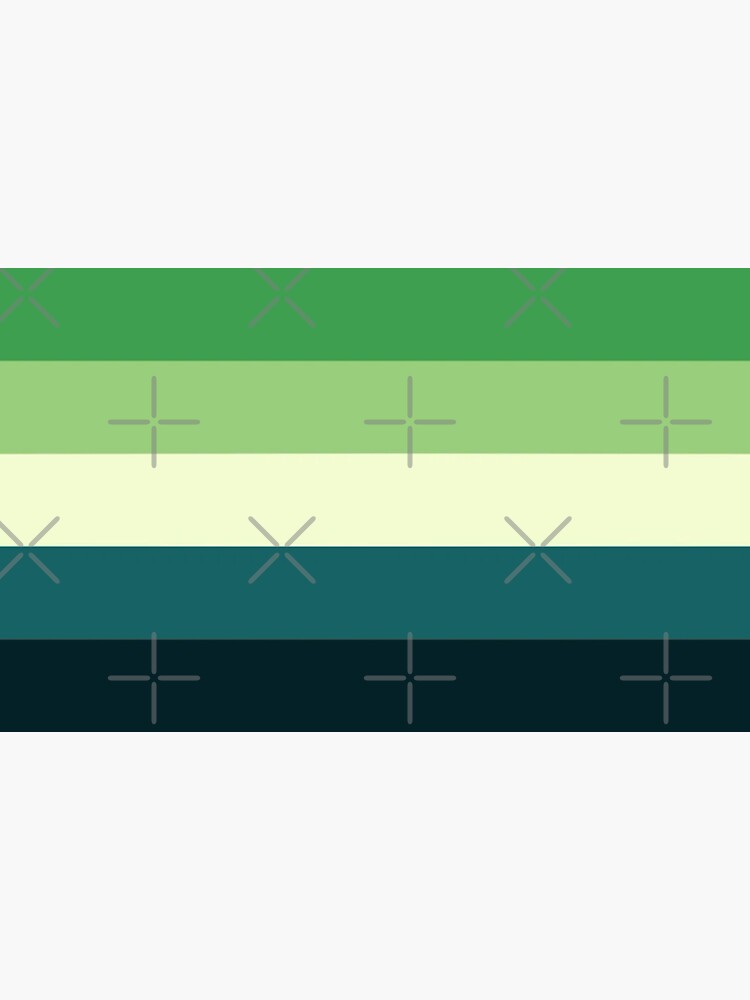 "Aromantic spectrum flag aro spec" Sticker for Sale by D0NN13D1N0 ...