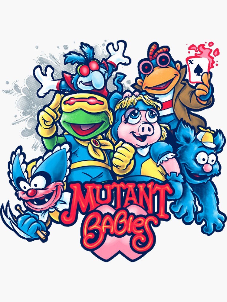 "Mutant Babies" Sticker for Sale by sugiunuuturu | Redbubble