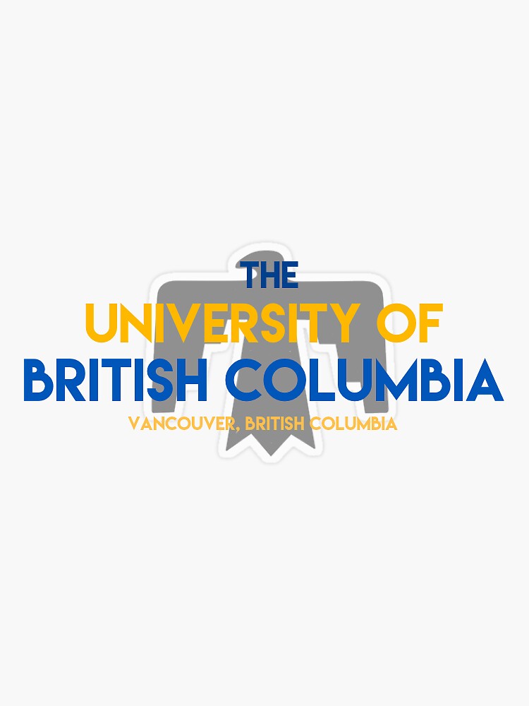 "UBC with thunderbird" Sticker for Sale by alysilverberg | Redbubble