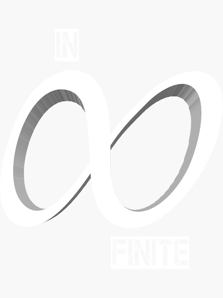 "Infinite" Sticker by Illustrating-v | Redbubble