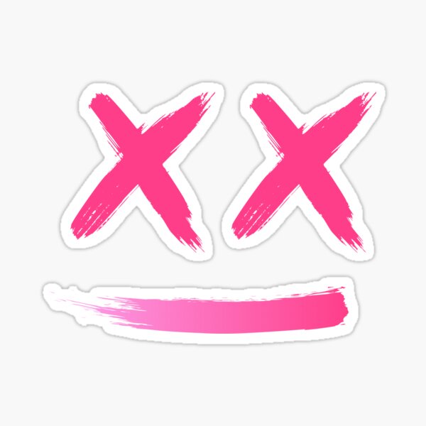 "Pink Smiley Emoji" Sticker by MYNTLYF | Redbubble