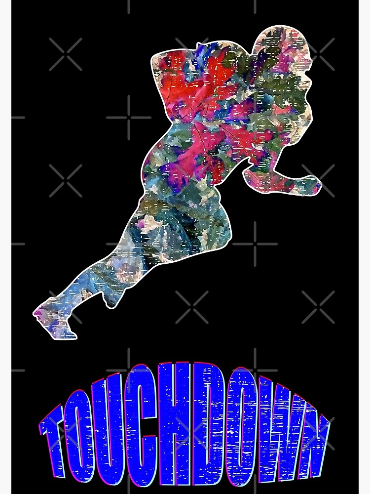"American Football Touchdown" Poster for Sale by ChibiKolossus | Redbubble