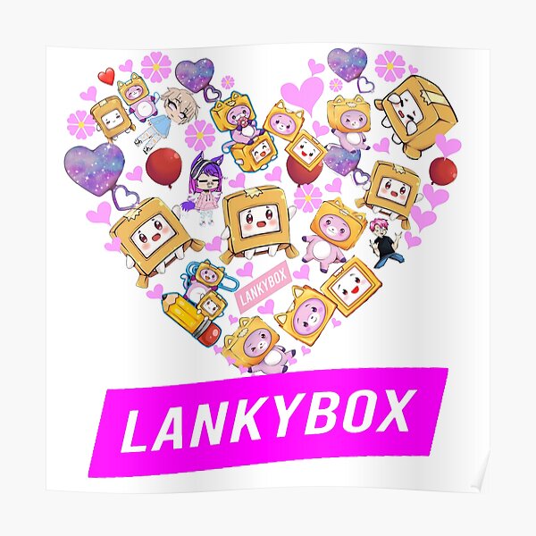 Lankybox Mystery Egg Posters | Redbubble