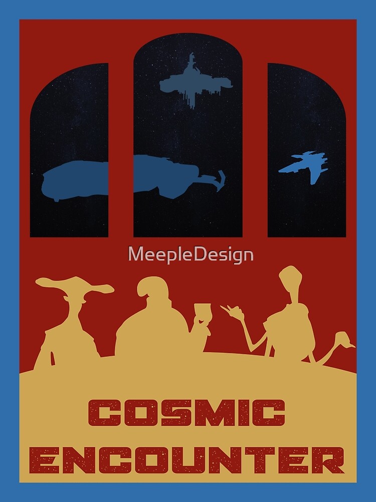 "Cosmic Encounter - Board Games - Minimalist Travel Poster Style ...