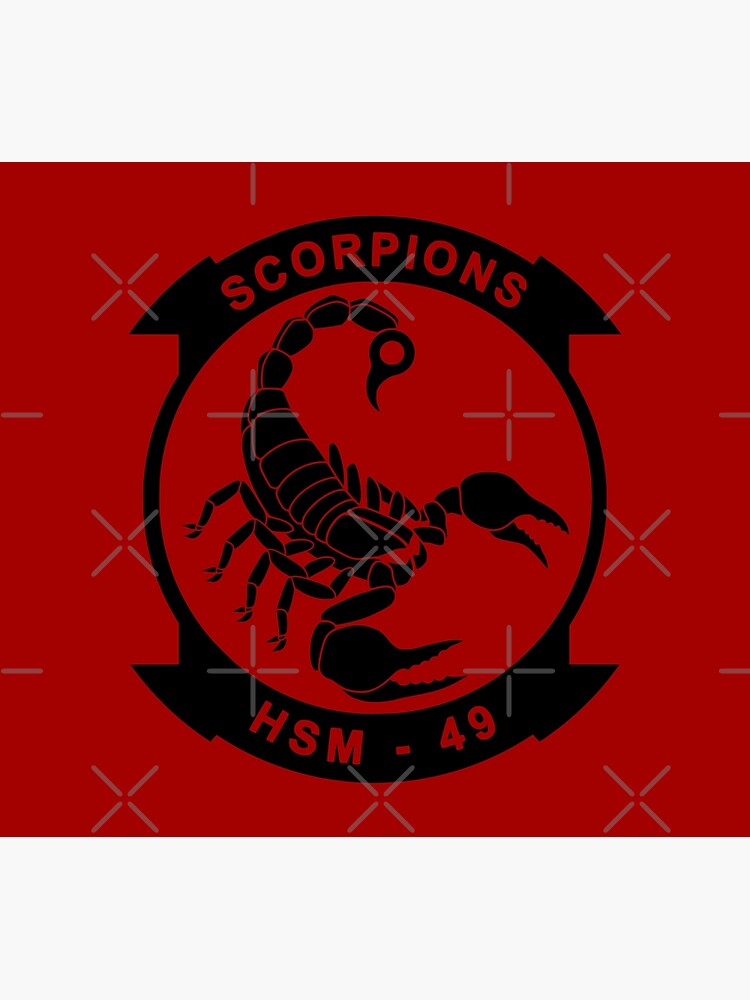 "HSM-49 Scorpions Patch" Poster for Sale by TGStudios | Redbubble
