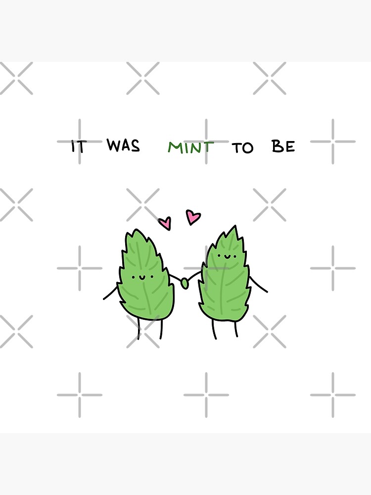 "mint love pun" Art Board Print for Sale by TeaBag114 | Redbubble