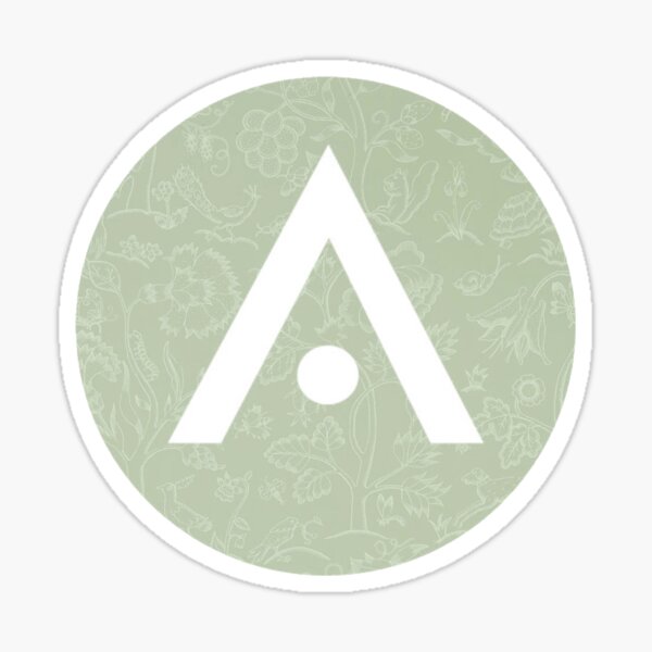 "Light Green Aveda Logo" Sticker for Sale by Dalaura | Redbubble