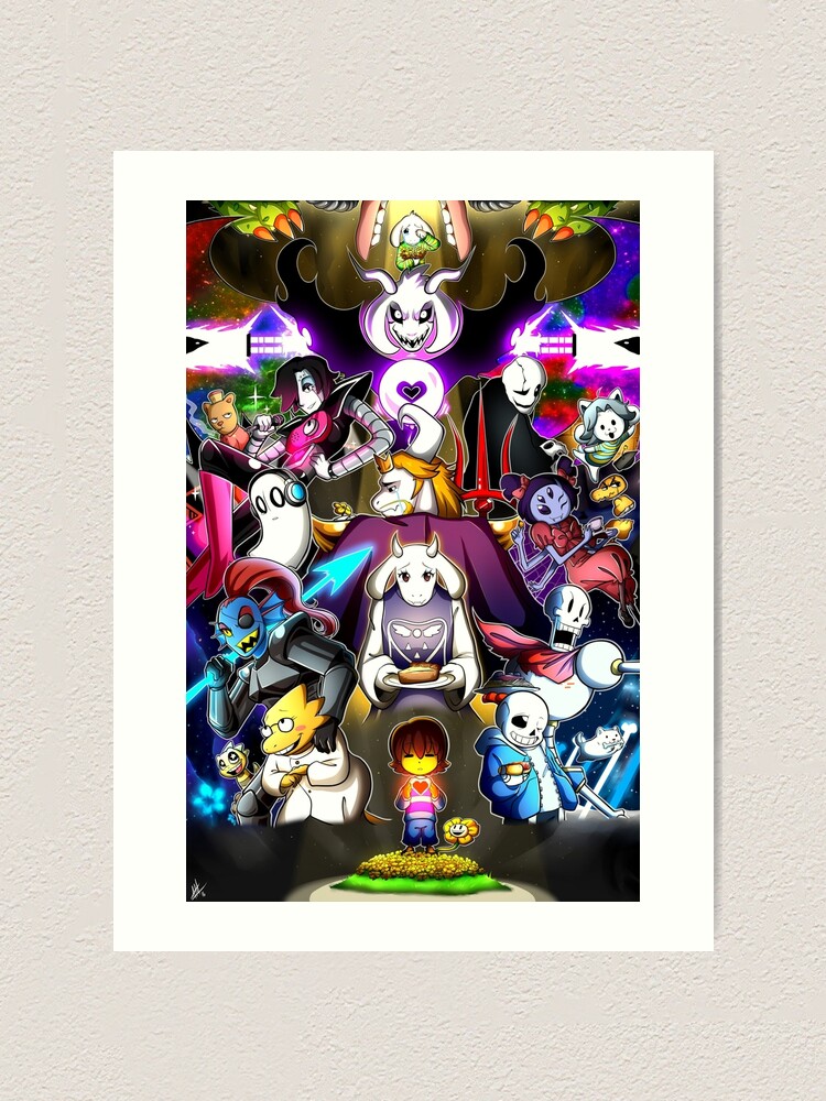 "Undertale" Art Print for Sale by smudgeandfrank | Redbubble