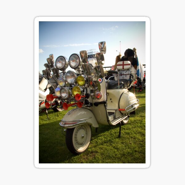 "Mod Scooter" Sticker for Sale by Skolsy1 | Redbubble