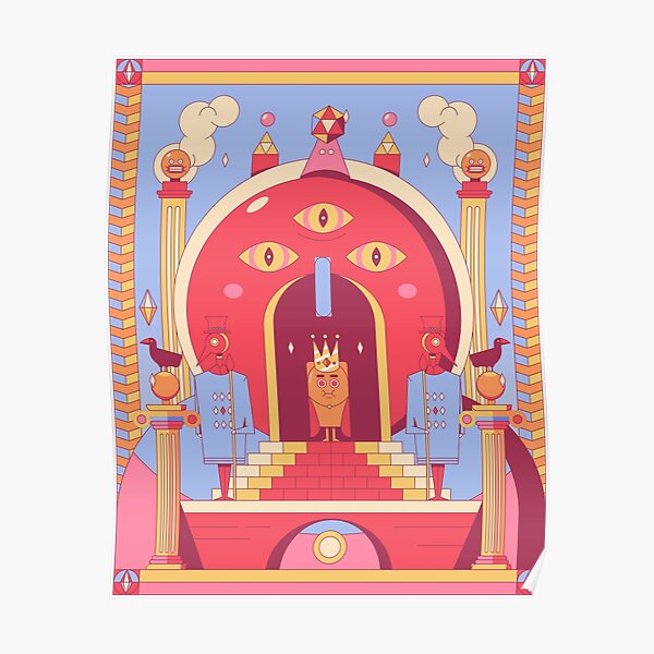 "King Bean and His Royal Guards" Poster for Sale by linesandcranes ...