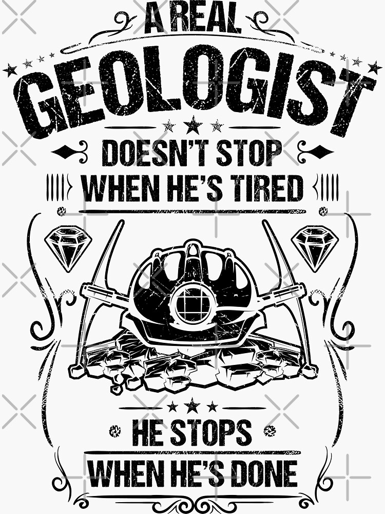 "Geology Geologist Earth Science Scientist Gift" Sticker for Sale by ...
