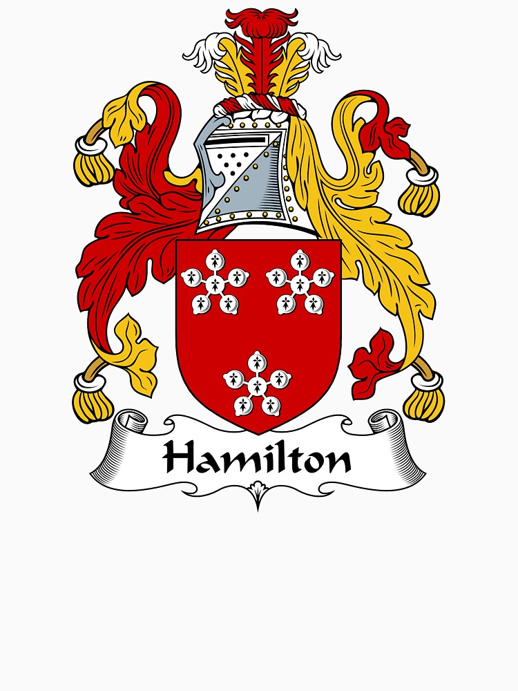"Hamilton Coat of Arms / Hamilton Family Crest" T-shirt for Sale by ...