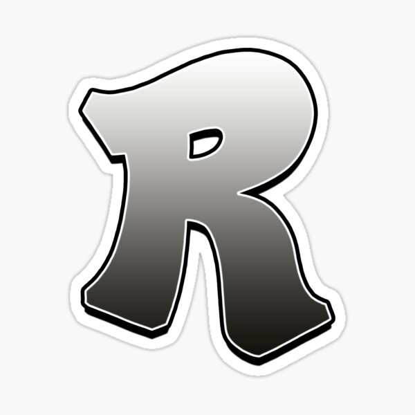"Letter R" Sticker for Sale by paintcave | Redbubble