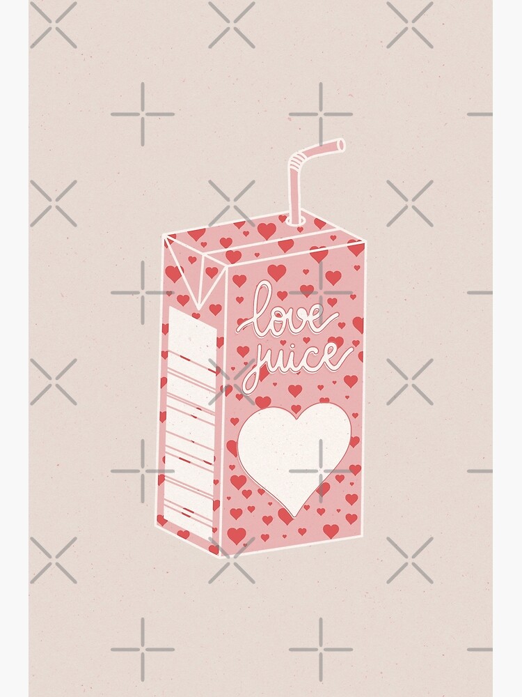 Love Juice Box Poster For Sale By Inspiredbydavie Redbubble