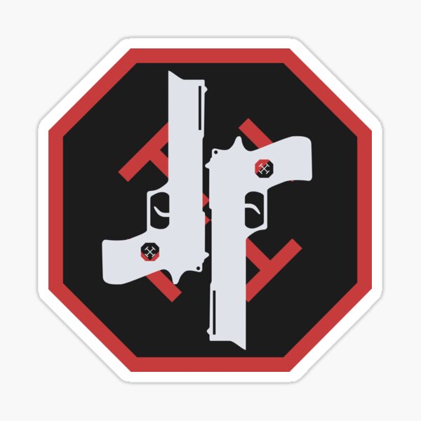 "equilibrium gun" Sticker for Sale by kimharvi | Redbubble