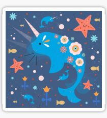 Cute Narwhal: Stickers | Redbubble