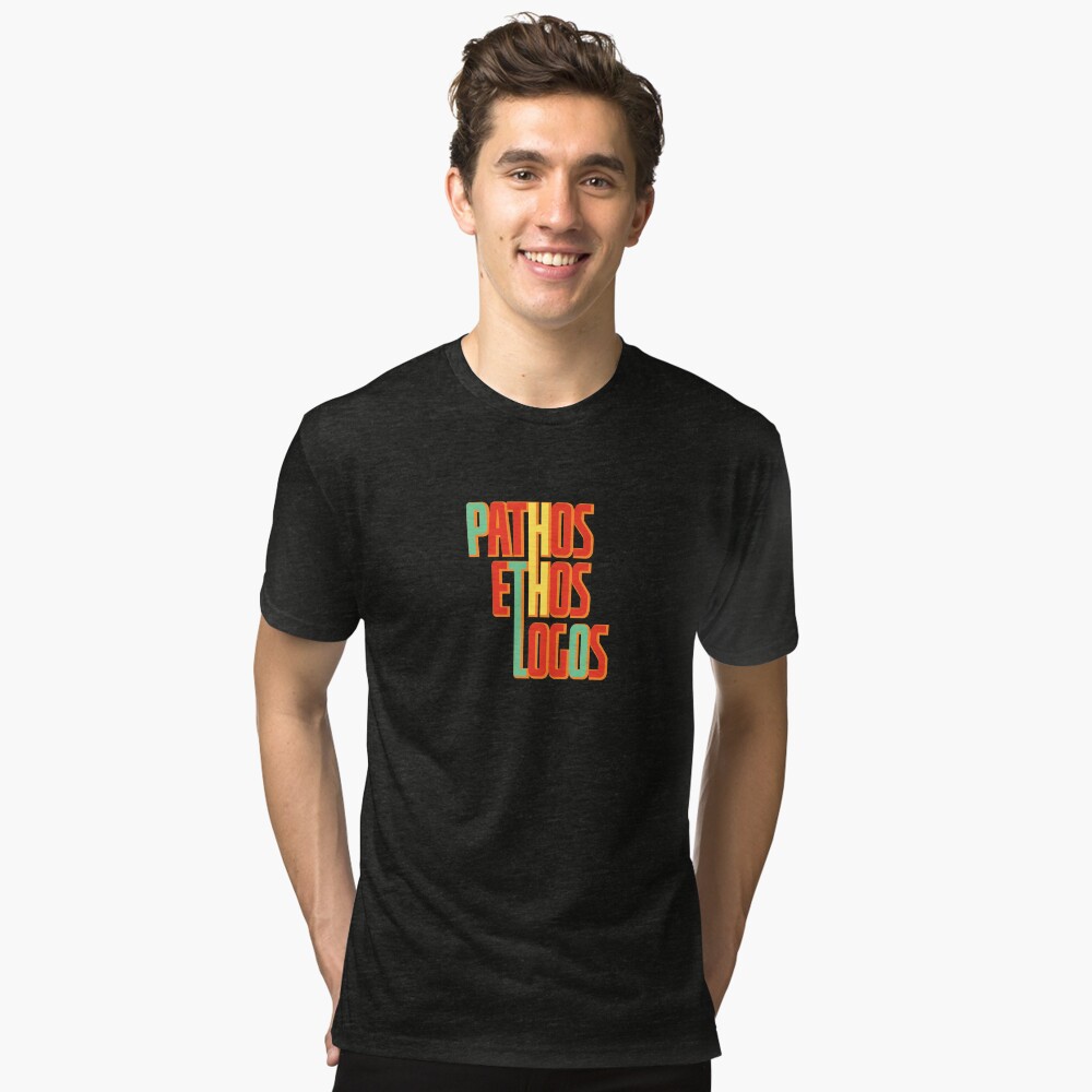 "Pathos Ethos Logos" Sticker for Sale by 4stoics | Redbubble
