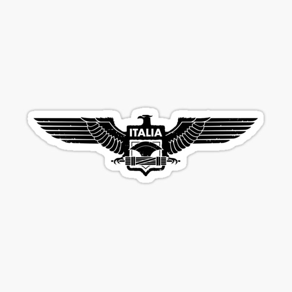 "Italia Eagle" Sticker for Sale by spaghettiarts | Redbubble