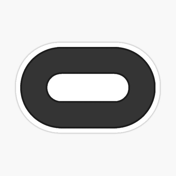 "Oculus VR Logo Carbon Fiber Grey" Sticker for Sale by VRStickers ...