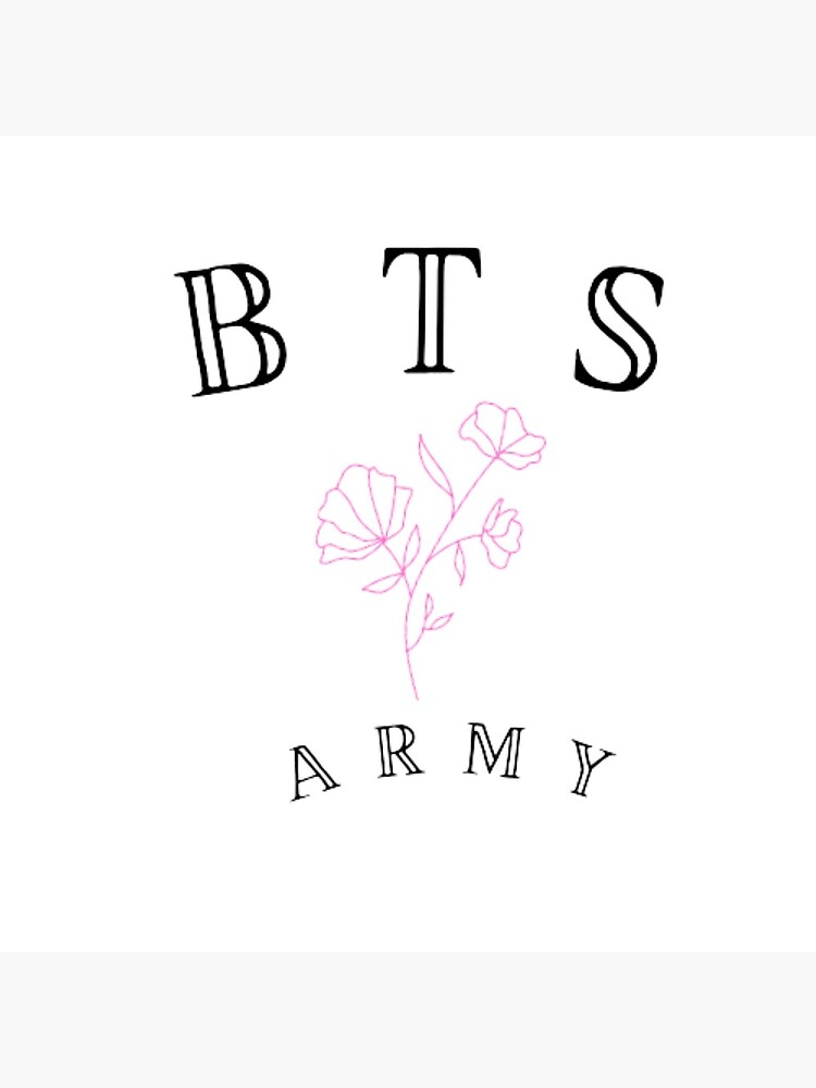 "BTS ARMY" Poster for Sale by C-andy | Redbubble