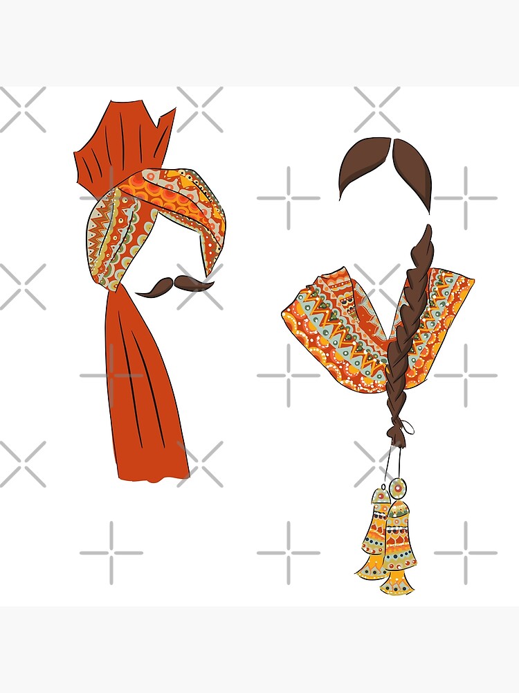 "pagg and paranda" Poster for Sale by Aisha Mohammad Nasreen | Redbubble