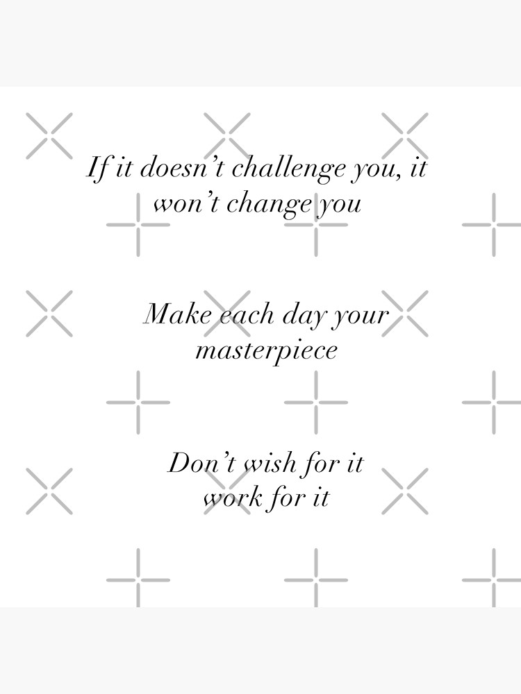 "Make each day your masterpiece-motivational quotes" Poster for Sale by ...