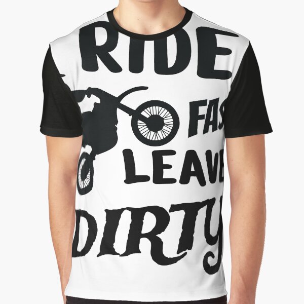 "Ride Fast Leave Dirty Sticker, Motocross Sticker, Motorcross Decor ...