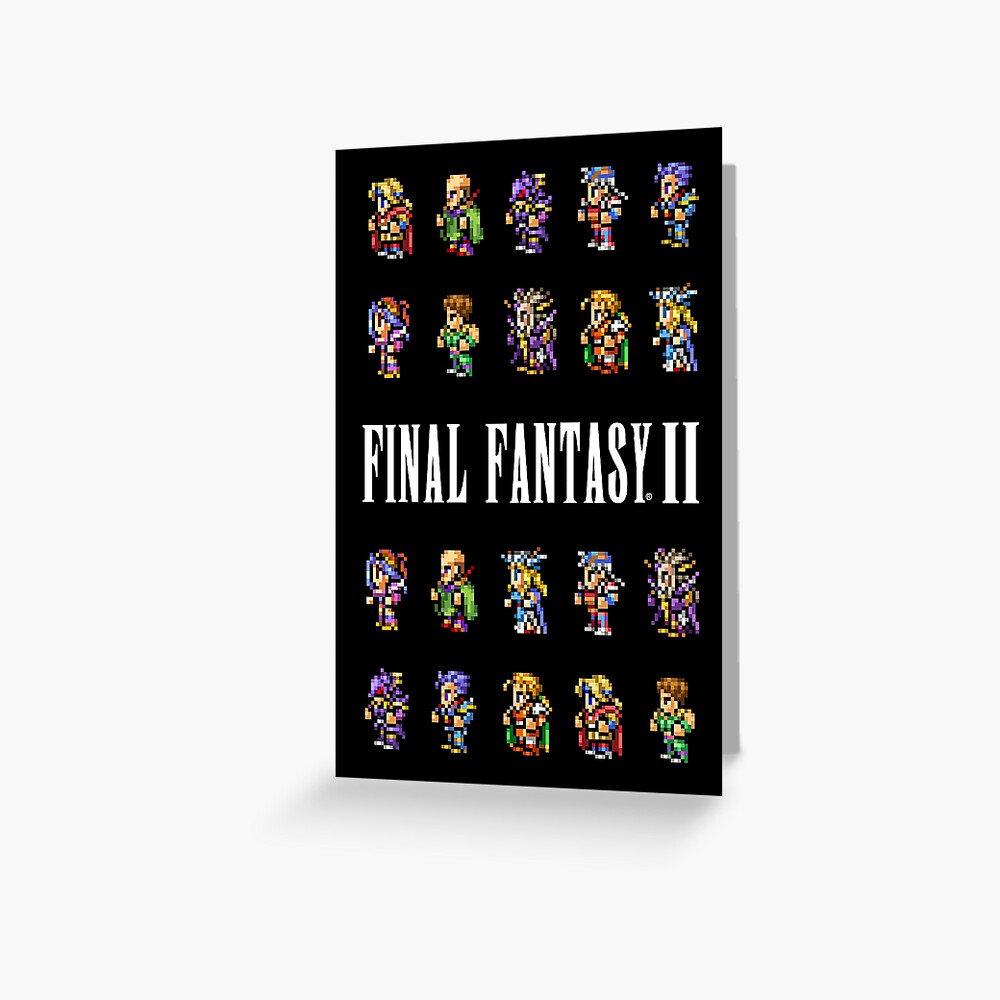 Tarjetas de felicitación «Final Fantasy 2 II - Sprites PIXEL SPRITE» de ...