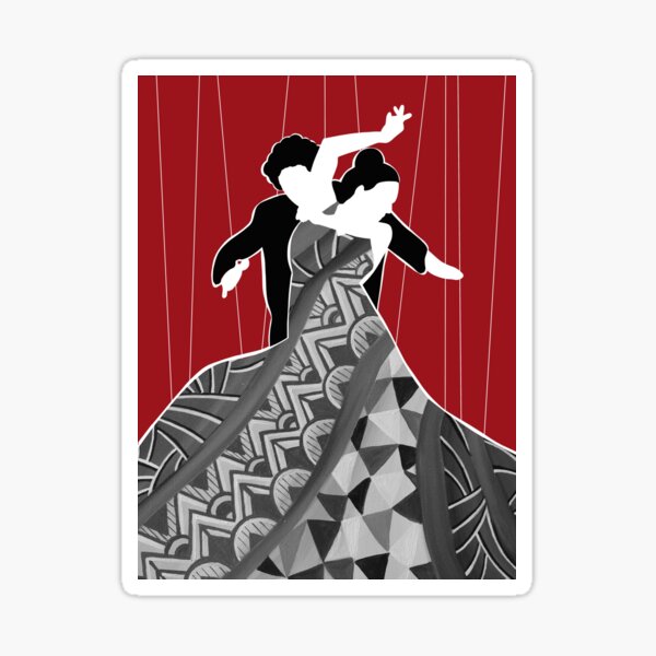 "Flamenco" Sticker by mallorybernard | Redbubble