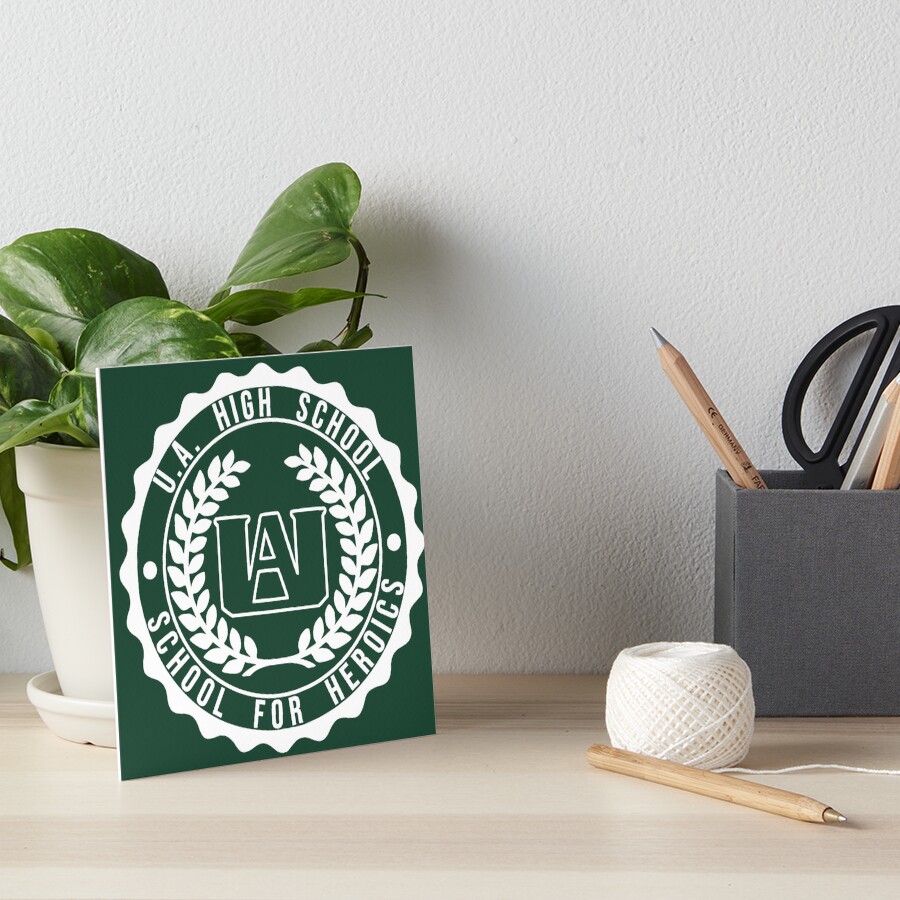 "MHA UA LOGO" Art Board Print by kbcunanan | Redbubble