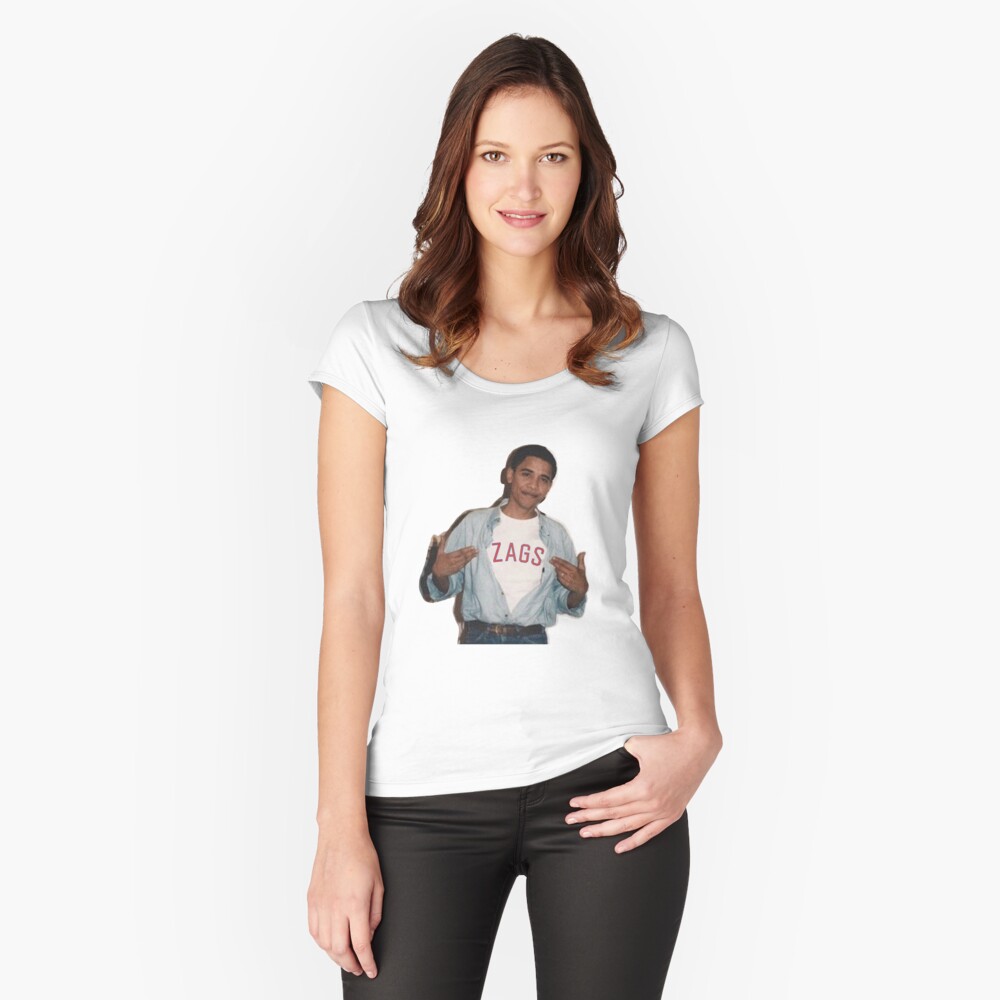 "Young Obama says go zags- Gonzaga University Bulldogs" Sticker for ...