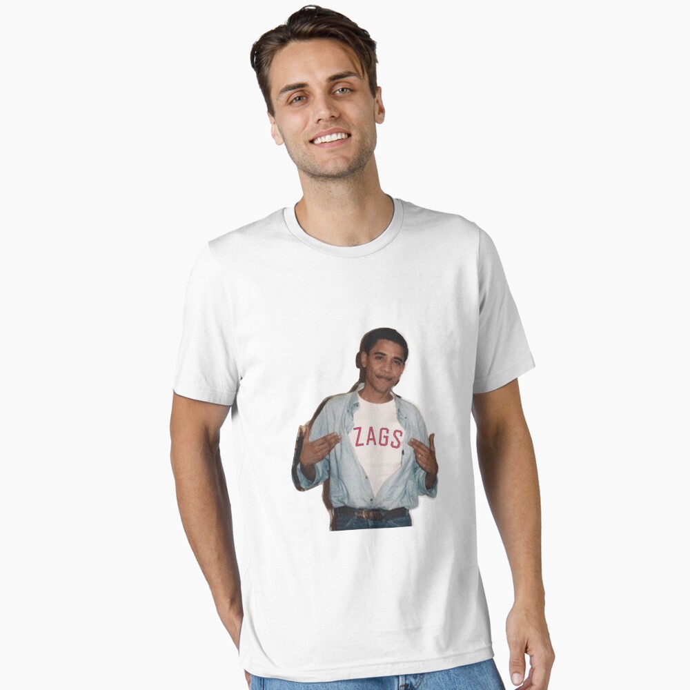 "Young Obama says go zags- Gonzaga University Bulldogs" Sticker for ...