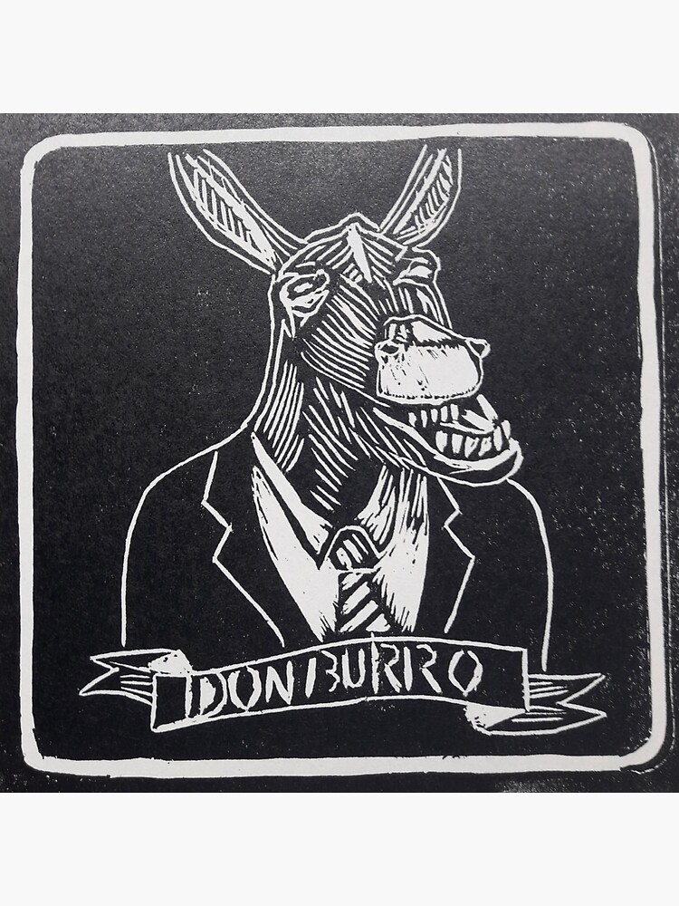 "Don donkey" Sticker for Sale by MatArte22 | Redbubble