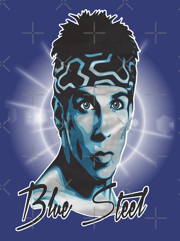 "Zoolander Blue Steel" T-shirt for Sale by Mariano86 | Redbubble | fan ...