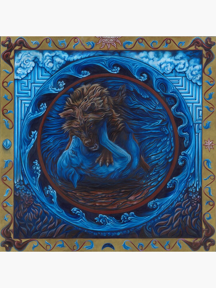 "Cain & Abel" Sticker by mudhut- | Redbubble