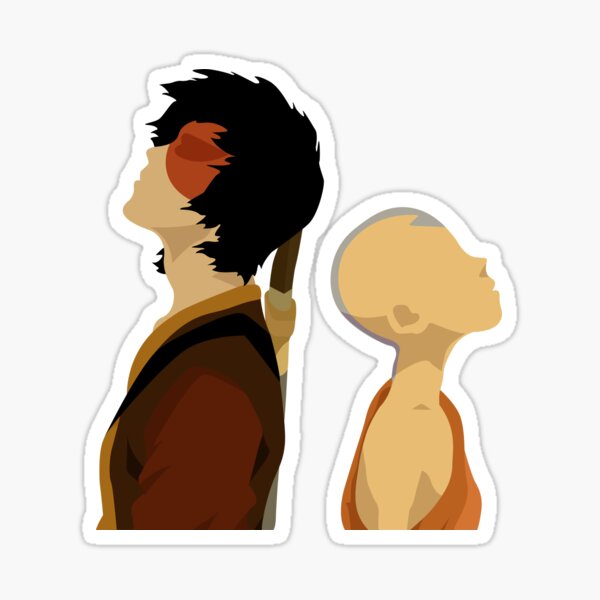 "Aang and Zuko Dragon Dance" Sticker for Sale by dwallace33 | Redbubble