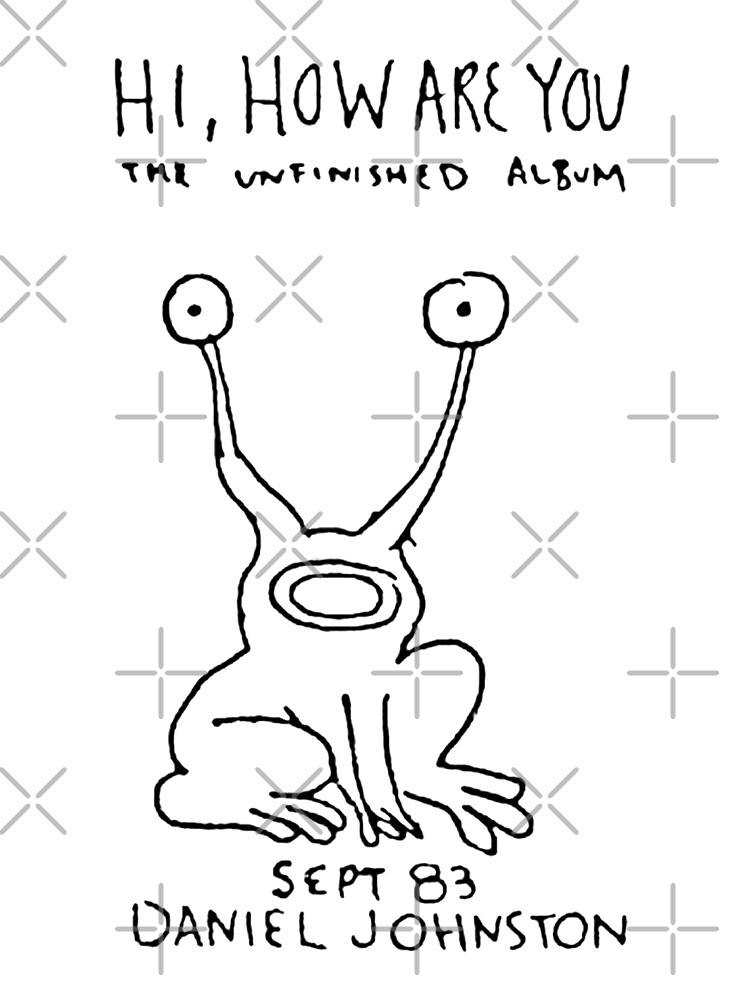 "Daniel Johnston How Are You Music 80s" Metal Print for Sale by ...