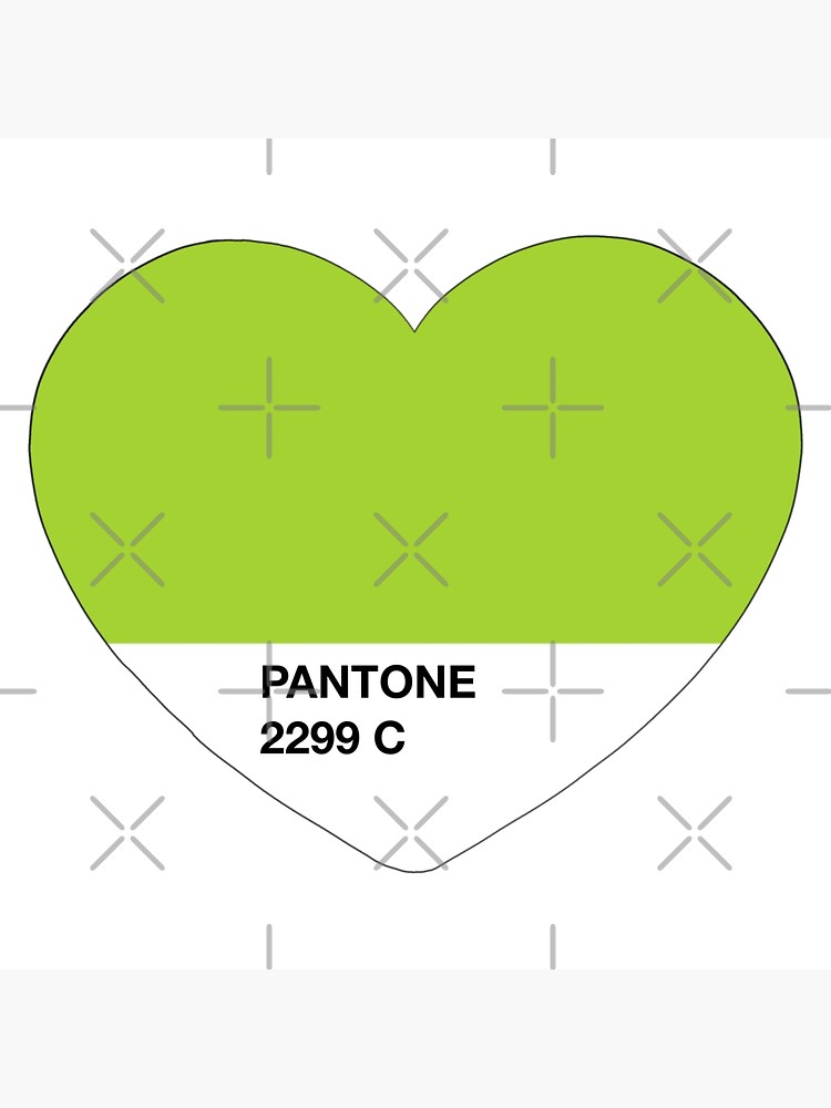 "Pantone Heart in 2299 C" Poster by GhostLonging | Redbubble