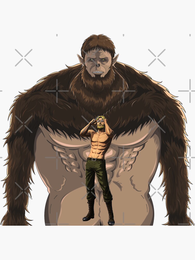 "Attack On Titan - zeke Yeager" Sticker for Sale by smadiart | Redbubble