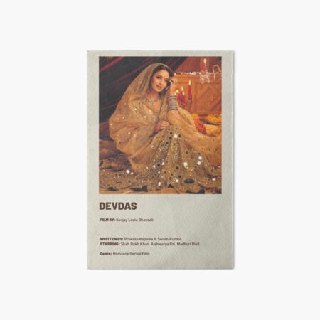 "Devdas - minimalist movie poster " Art Board Print by BollywoodAI ...