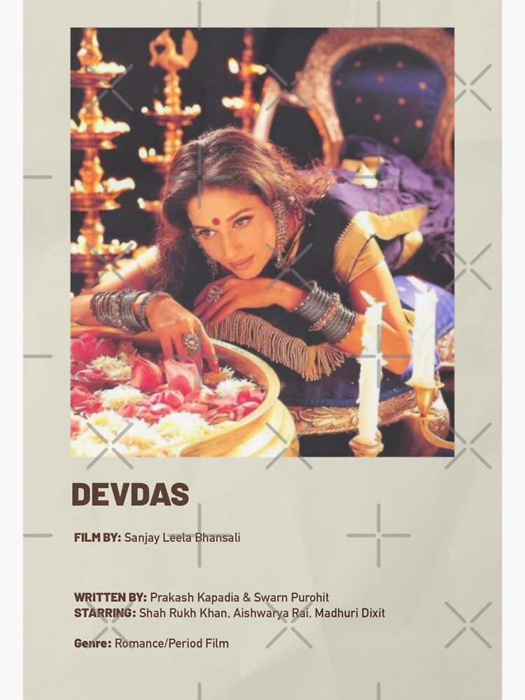 "Devdas - minimalist movie poster " Sticker by BollywoodAI | Redbubble
