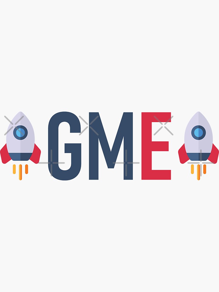 "GME GameStonk $GME Stock" Sticker by umfitoDesigns | Redbubble