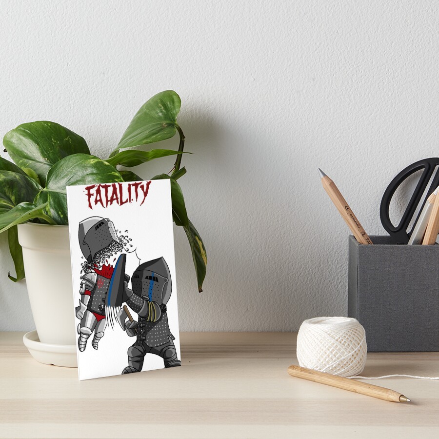 "Fatality" Art Board Print for Sale by Giantdad91 | Redbubble