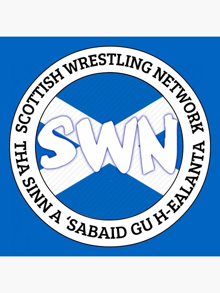 "SWN" Sticker by ScotWresNet | Redbubble
