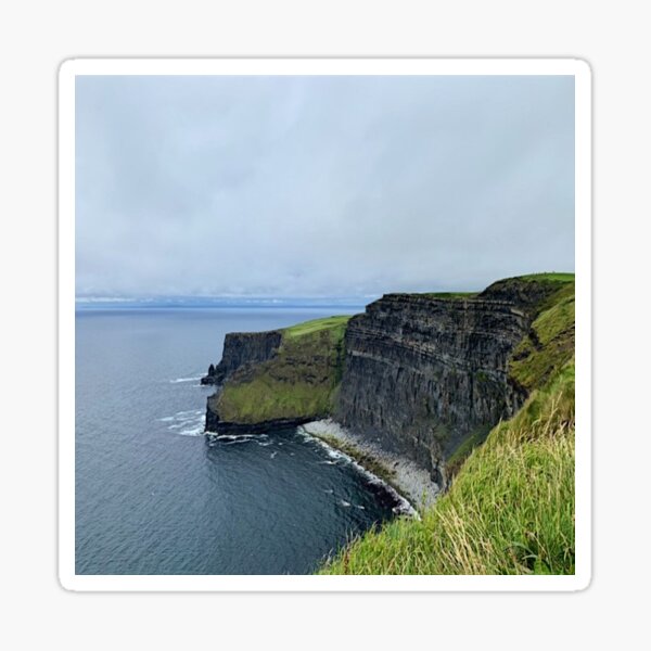 "Beautiful Irish Coastline- Cliffs of Moher" Sticker for Sale by ...