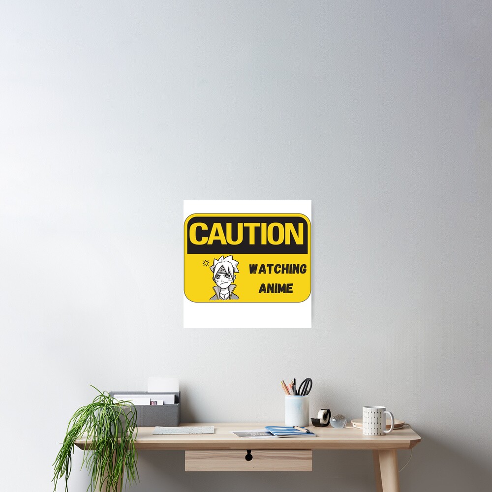 Póster «Señales de advertencia de anime» de hellbender555 | Redbubble