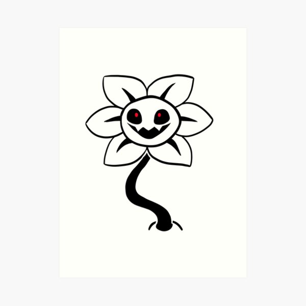 "Flowey - Undertale" Art Print for Sale by catygames | Redbubble