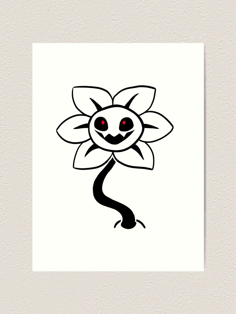 "Flowey - Undertale" Art Print for Sale by catygames | Redbubble
