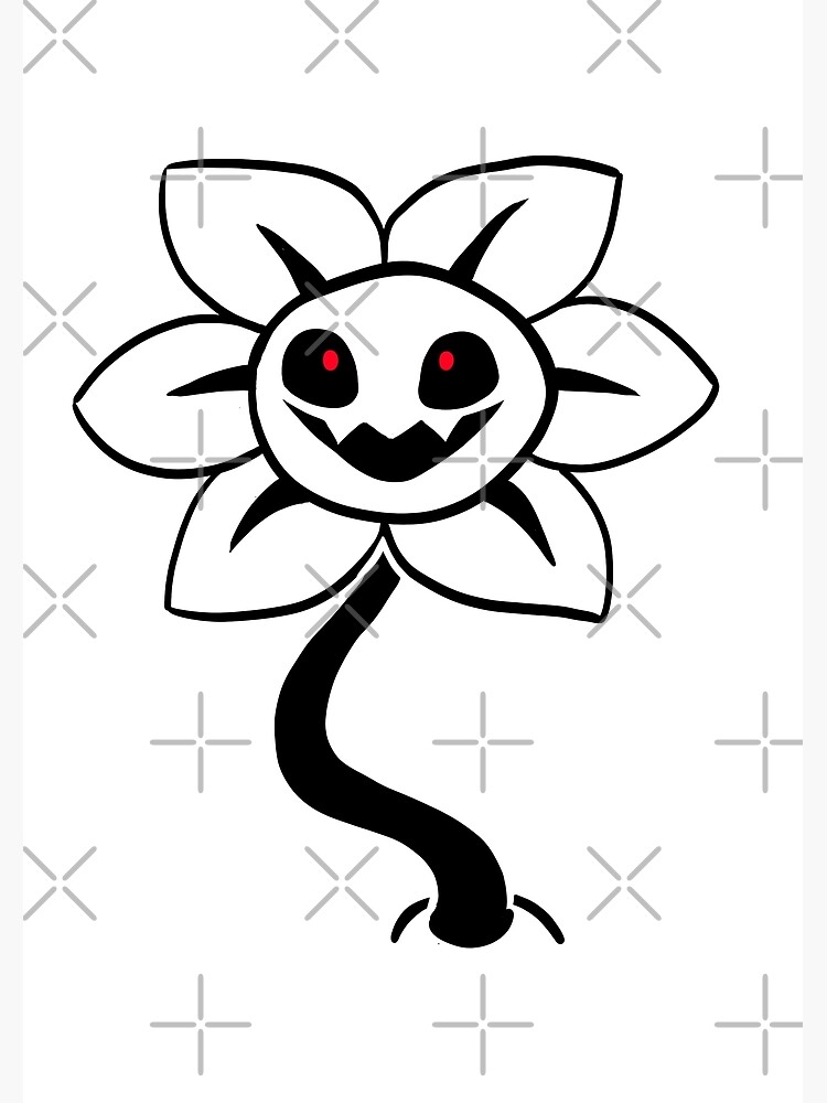 "Flowey - Undertale" Art Print for Sale by catygames | Redbubble